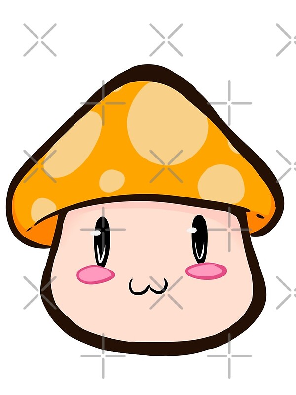 "chibi mushroom " by Elfneon | Redbubble