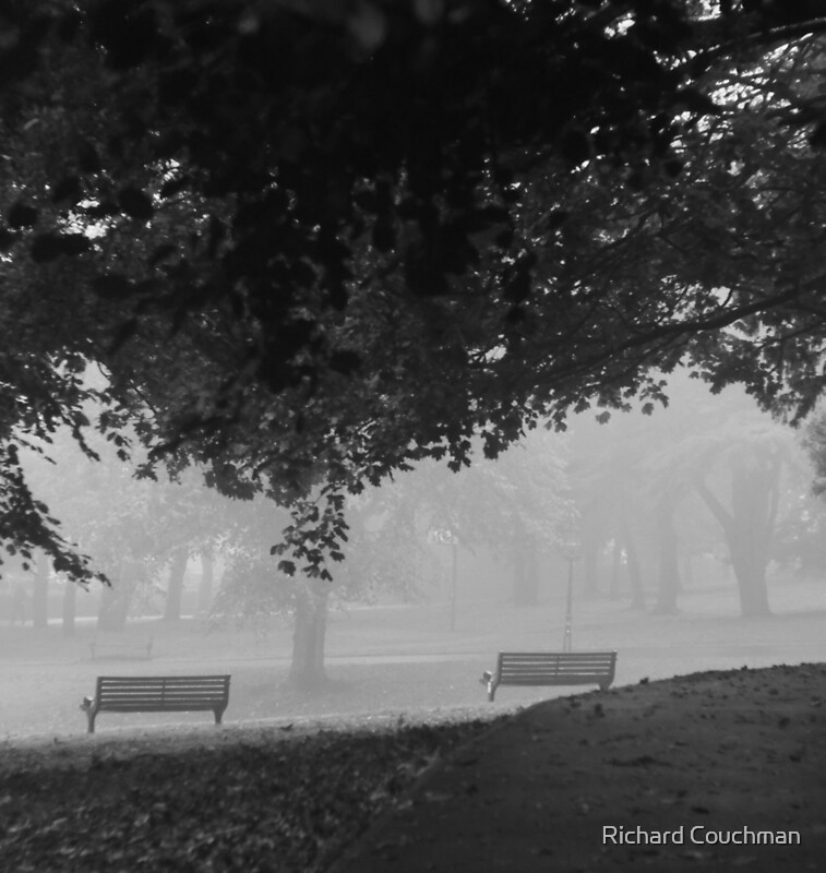 "" Where Leaf And Mist Fall "" by Richard Couchman | Redbubble