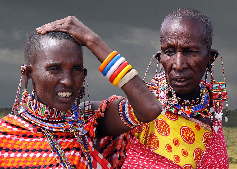 "MASAI BEADS - KENYA" by Michael Sheridan | Redbubble