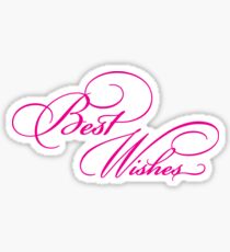 Best Wishes Stickers | Redbubble