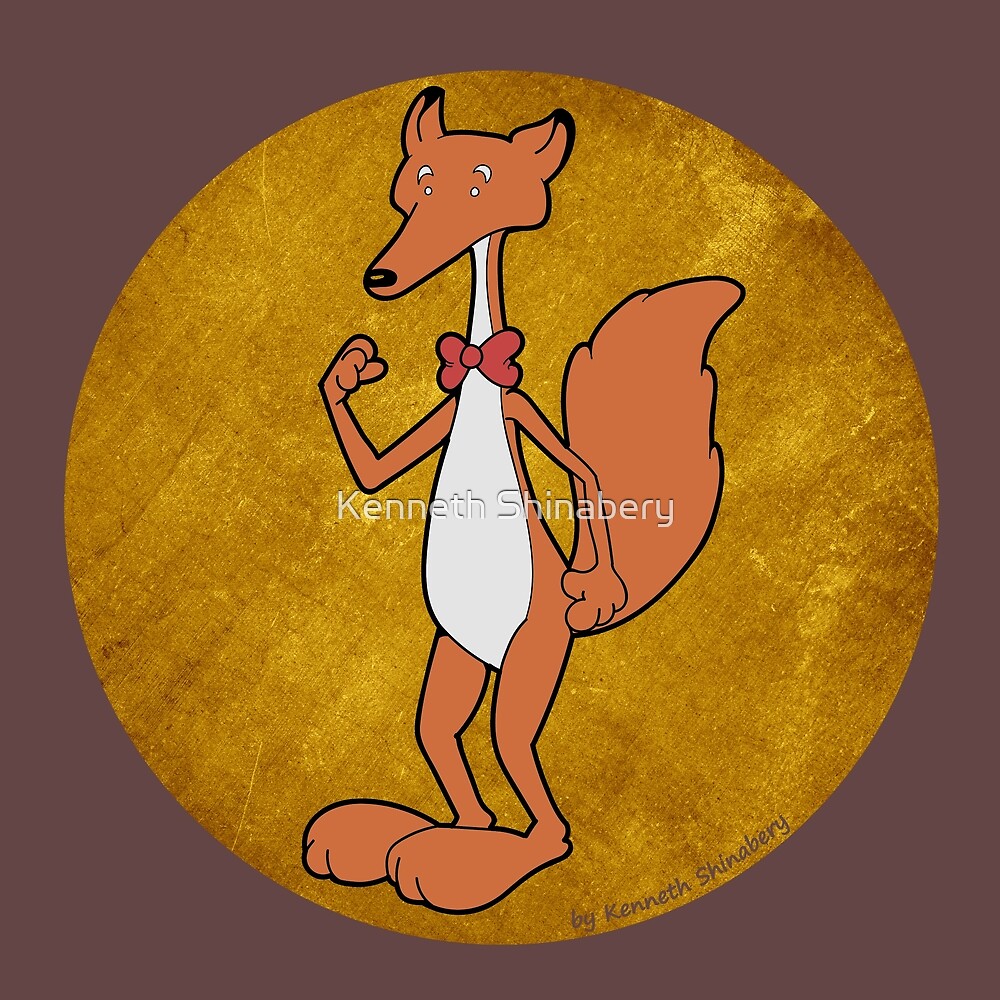 "Gentleman Fox" by Kenneth Shinabery | Redbubble