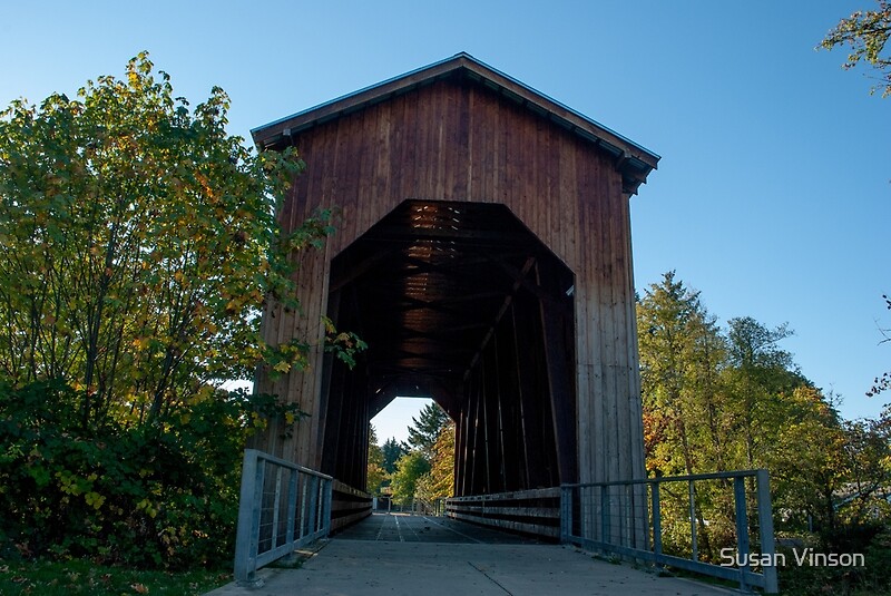 "1925 Chambers Railroad Bridge" by Susan Vinson | Redbubble