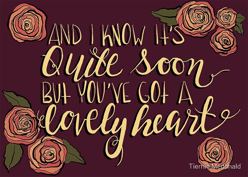 "Song lyrics " by Tiernie Mcdonald | Redbubble