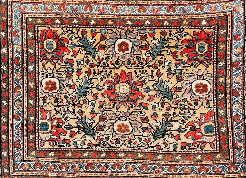 "Farahan Poshti Antique Persian Rug Print" by Vicky Brago-Mitchell ...