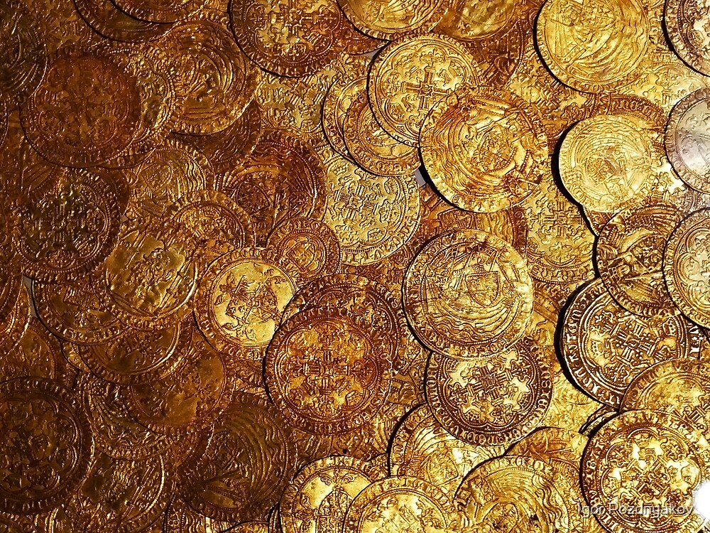"Spanish Gold Coins, 1715, British Museum, London" by Igor Pozdnyakov ...
