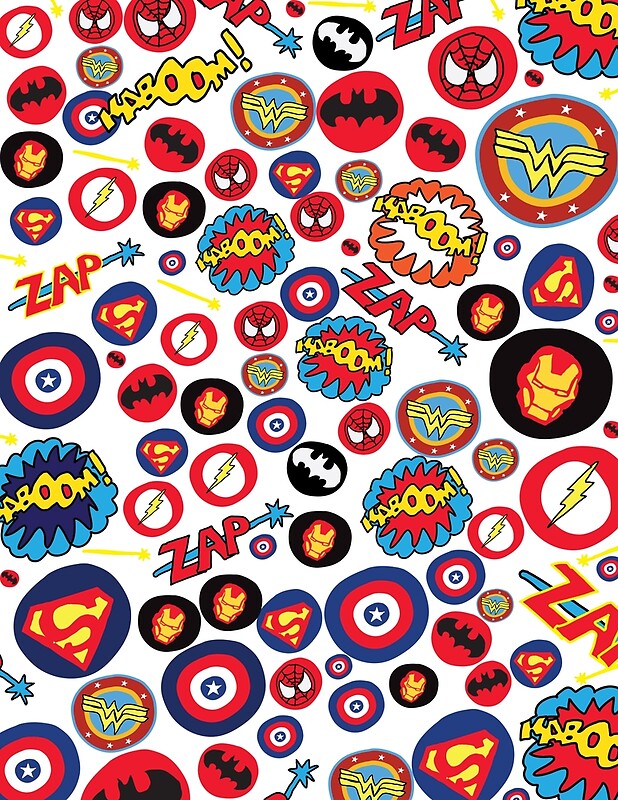 "Superhero Stickers" by Nicholas Greenaway | Redbubble