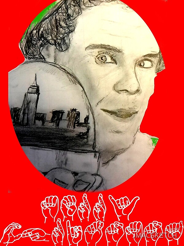 "Merry Christmas - Sign Language Elf" by JMACSKETCH | Redbubble