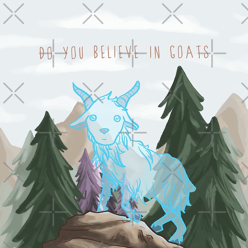 "Ghost Goat" by raediocloud | Redbubble