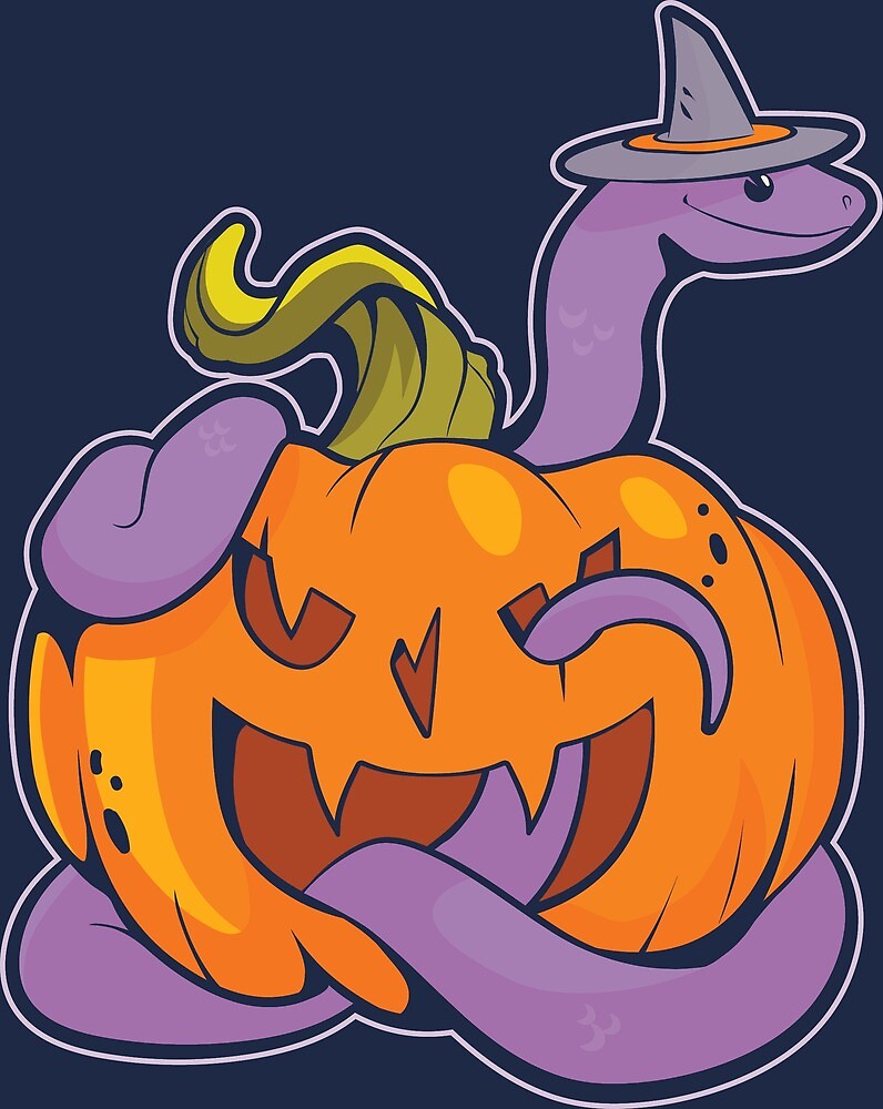 "Halloween Snake" by laurelhach | Redbubble