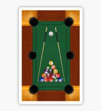 Billiards: Stickers | Redbubble