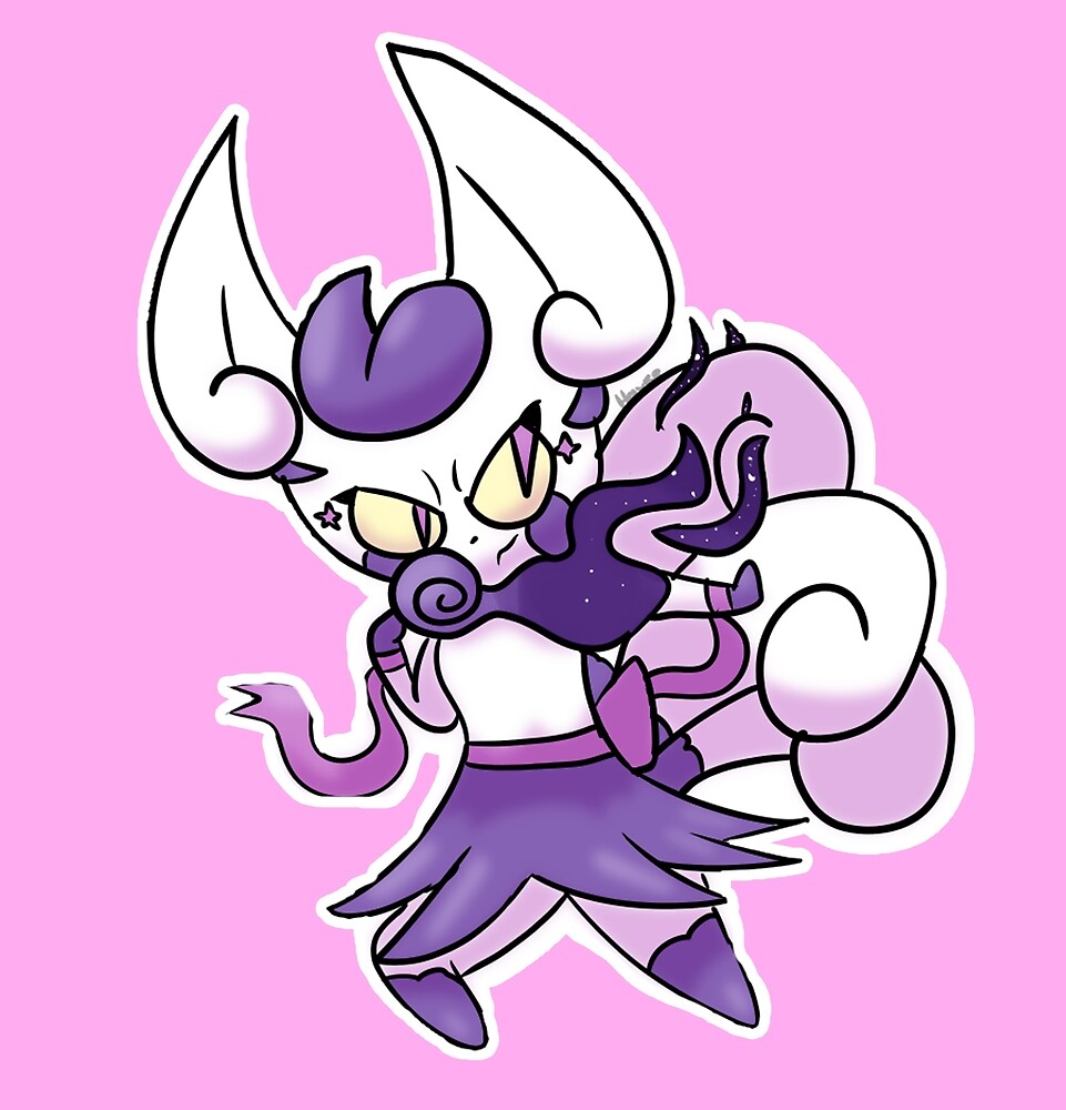 "Mega Meowstic" by Hazel Harmonia | Redbubble