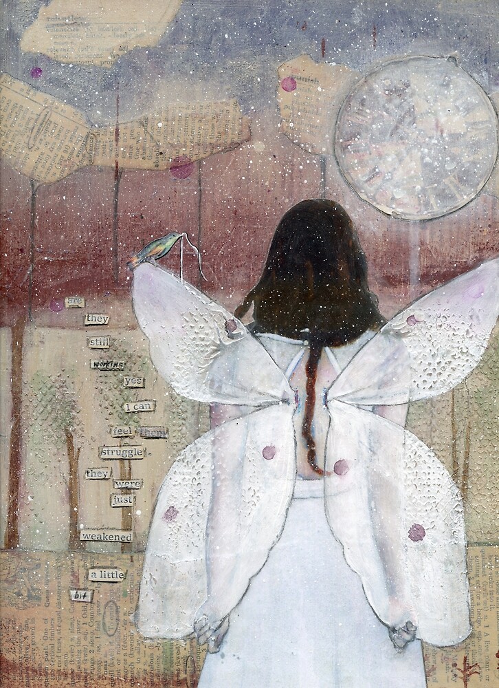 "Wings | Mixed Media Collage Digital Image of Original Artwork | Fine ...