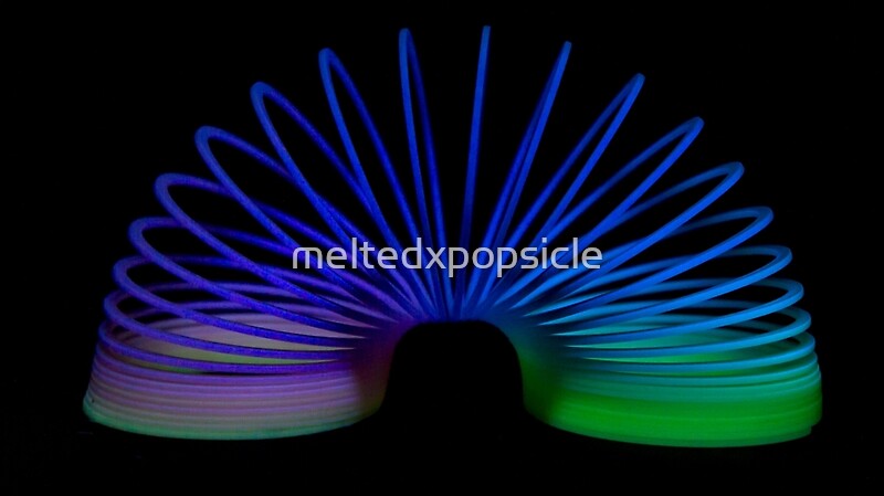 "Glow Slinky" by meltedxpopsicle | Redbubble