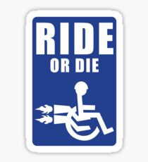 Funny Handicap Stickers | Redbubble
