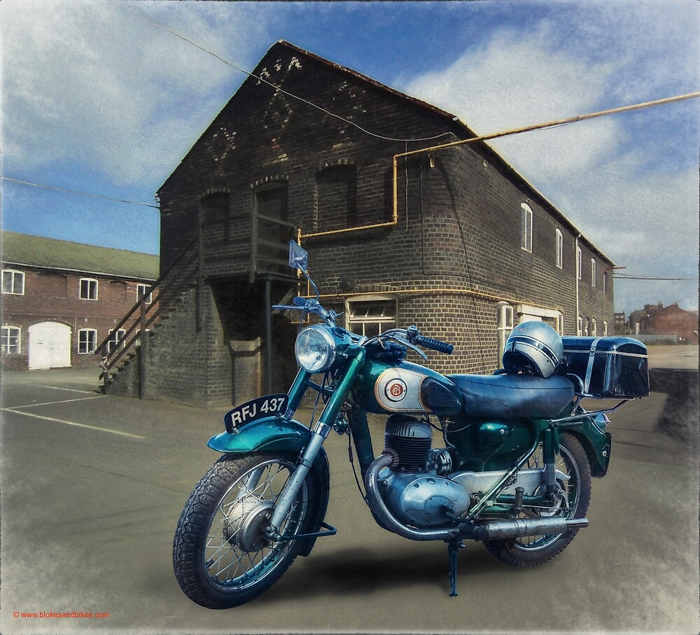 "Francis-Barnett 225cc Cruiser" by Nigel Lomas | Redbubble
