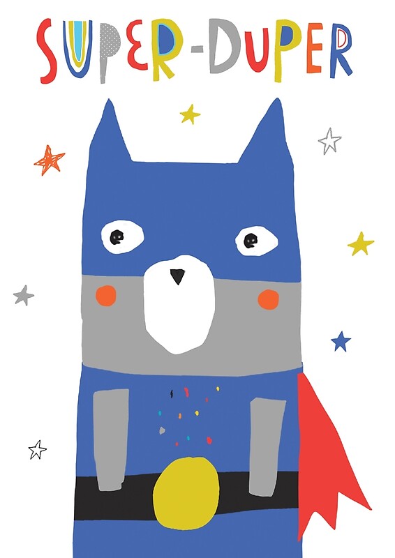 "Super-Duper Hero" by Alexwillmore | Redbubble