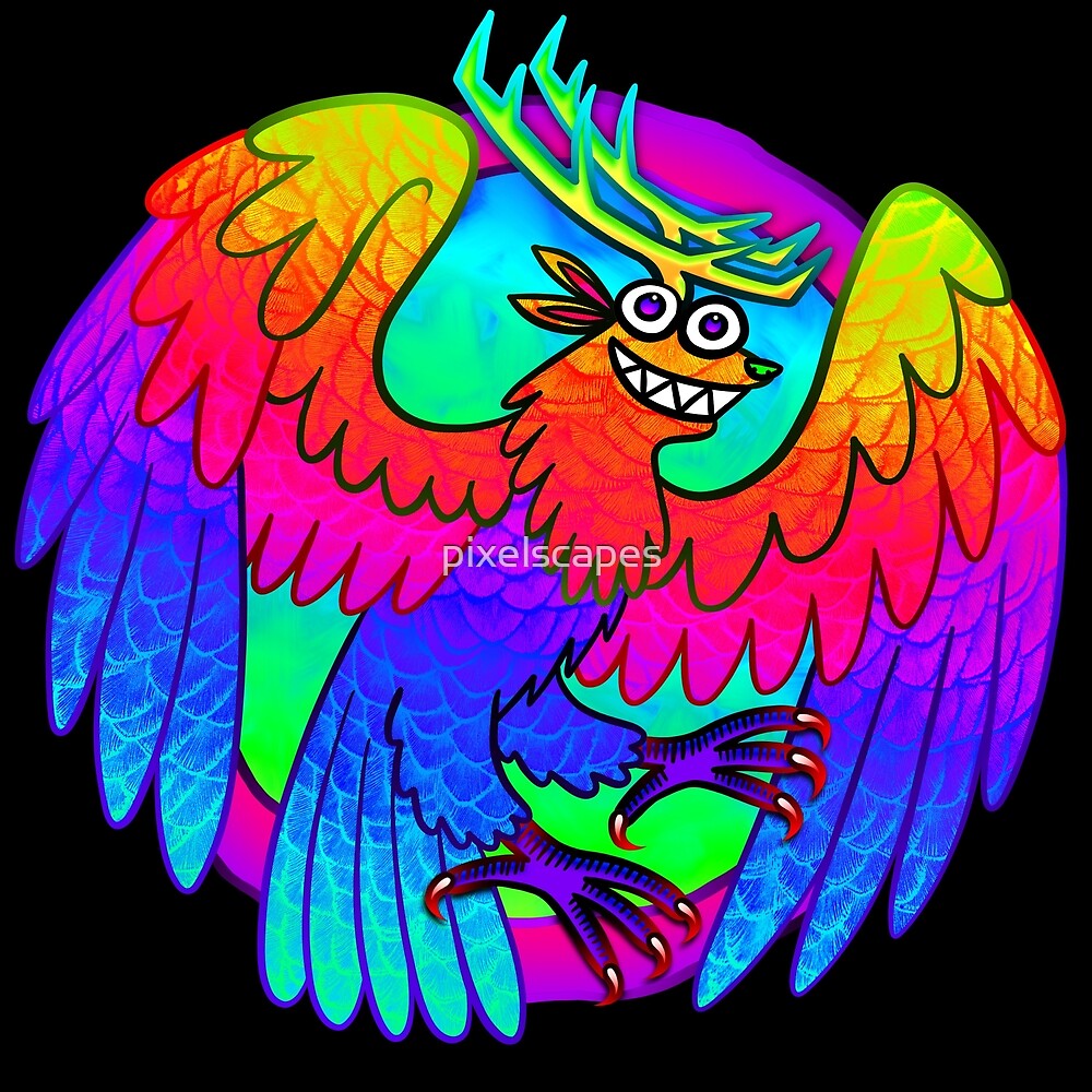 "Peryton Monster, Dungeons and Dragons" by pixelscapes | Redbubble