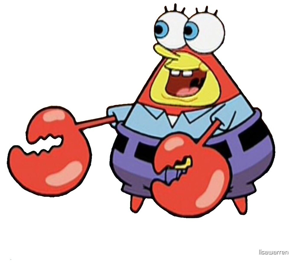 "Spongebob in Mr. Krabs' Shell" by lisawarren | Redbubble