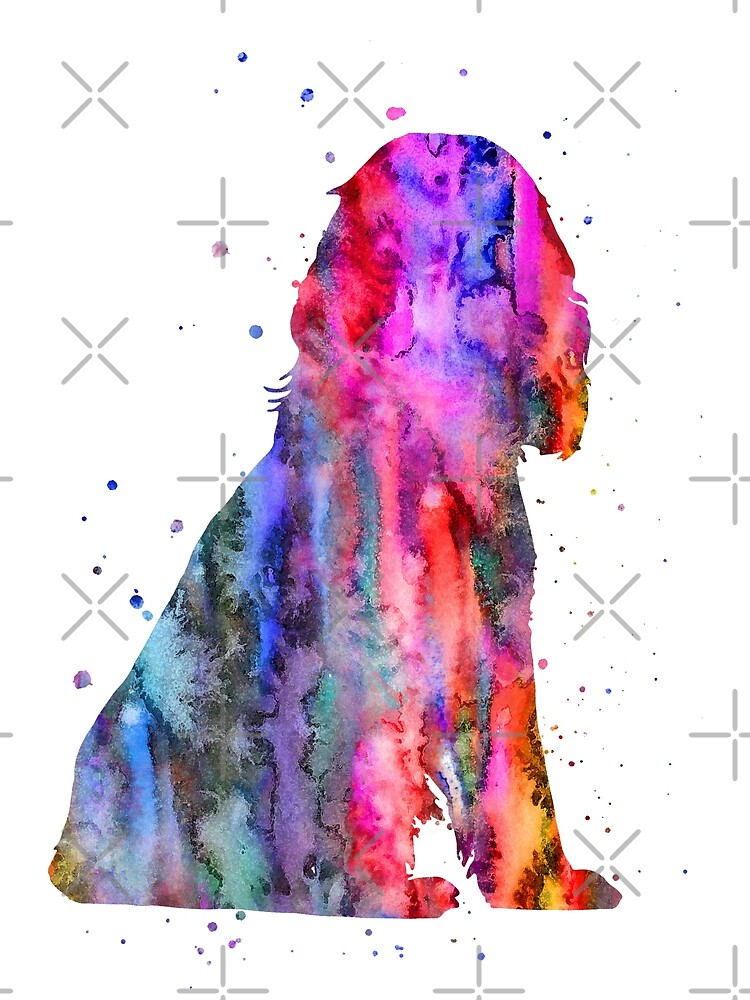 "English Cocker Spaniel, watercolor Cocker Spaniel, Cocker Spaniel" by ...