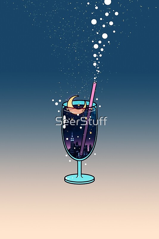 "Moon Soda" by SeerStuff | Redbubble