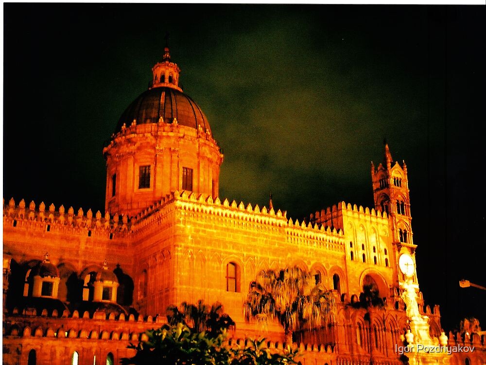 "Cathedral of Palermo, Sicily, Italy" by Igor Pozdnyakov | Redbubble