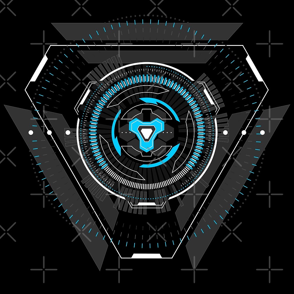 "Ultra HUD ARC | Alien SciFi" by ChrisMartellCMX | Redbubble