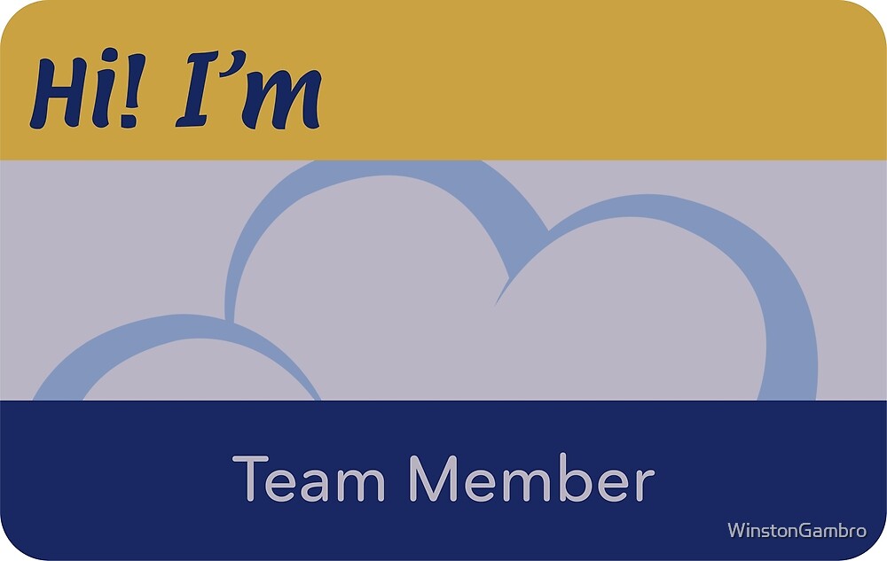 "Superstore Nametag" by WinstonGambro | Redbubble