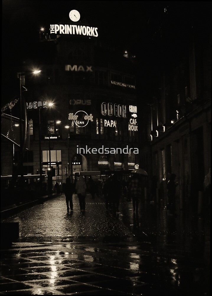 "Manchester Rain" by inkedsandra | Redbubble