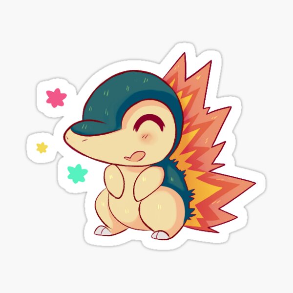Cyndaquil Stickers | Redbubble