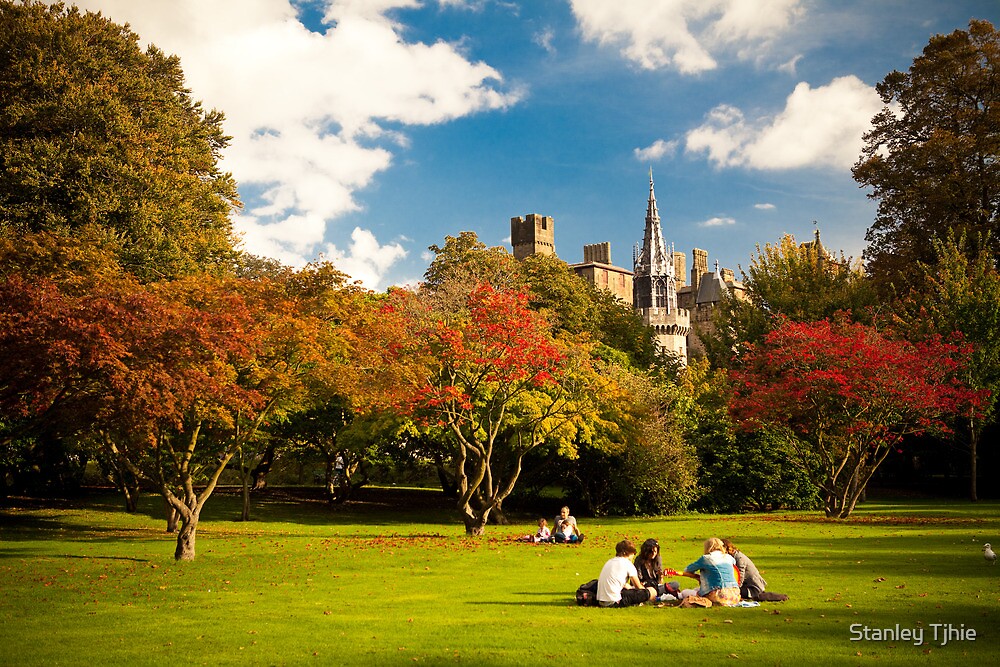 "Cardiff Castle - Bute Park" by Stanley Tjhie | Redbubble