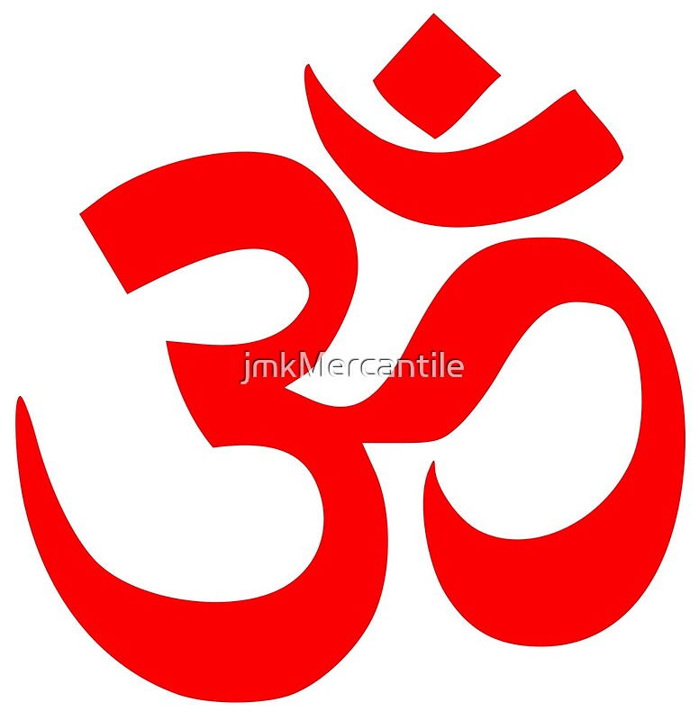 "Red Mantra OM" by jmkMercantile | Redbubble