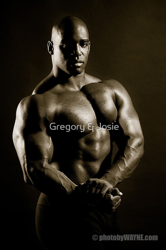 "Greg Ulysse Chest pose" by Gregory & Josie | Redbubble