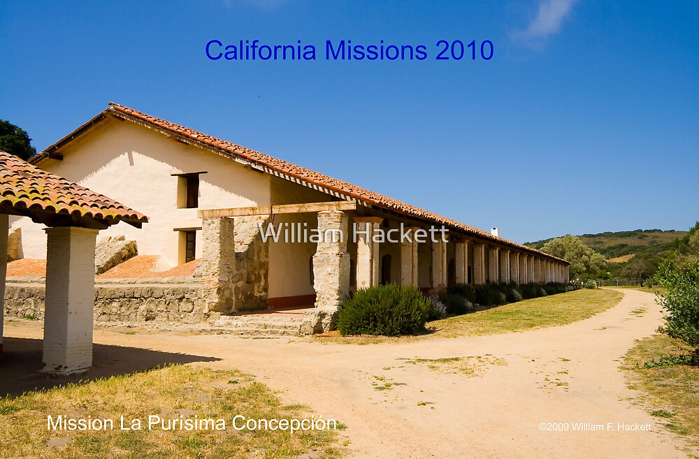 "Mission La Purísima Concepción" by William Hackett | Redbubble