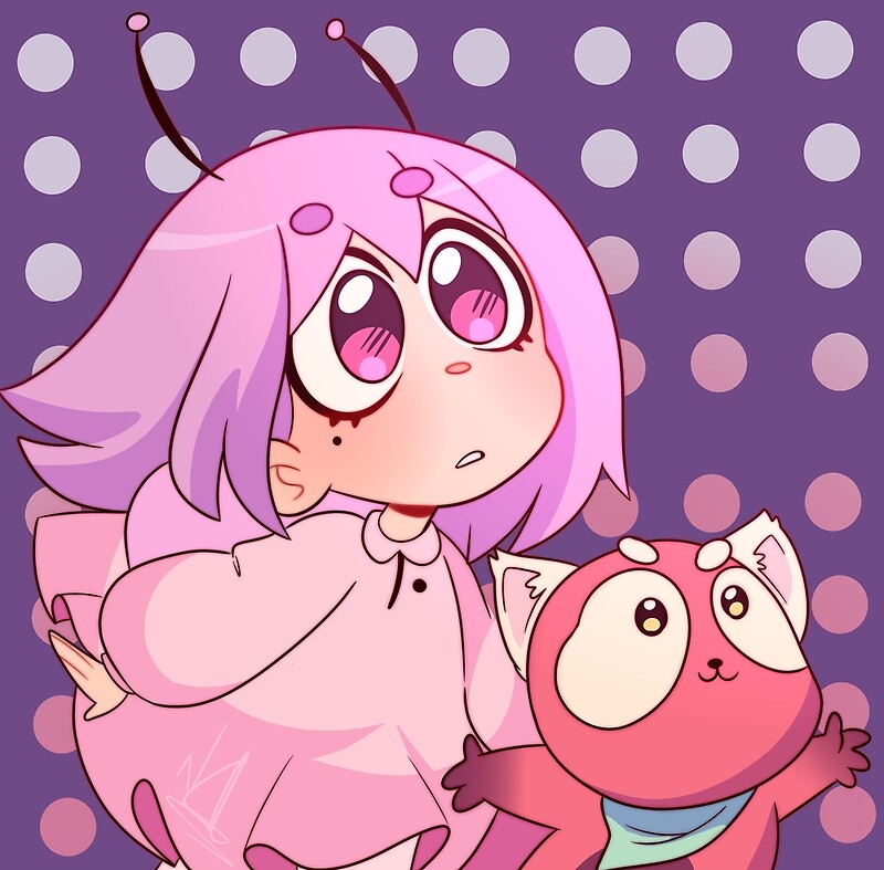 "Snail Chan and Panda!" by Poichan | Redbubble