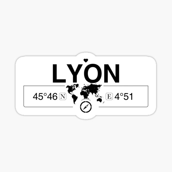 Lyon Stickers | Redbubble