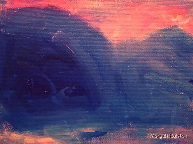 "Angry Mountain" by Morgan Ralston | Redbubble