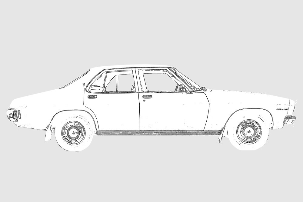 "HQ Holden Sketch" by jasondaley | Redbubble