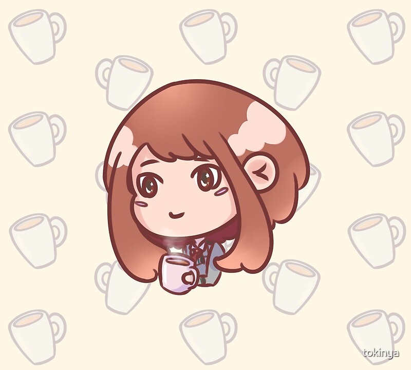 "Tea break with Ochako" by tokinya | Redbubble