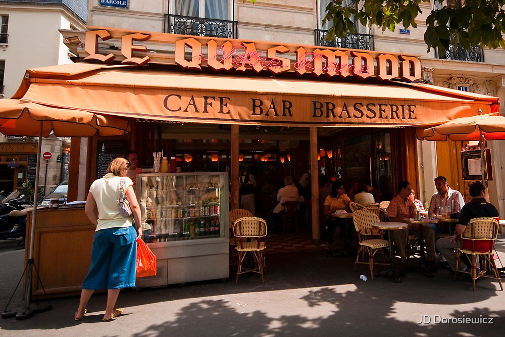 "Cafe Quasimodo Paris" by JD Dorosiewicz | Redbubble