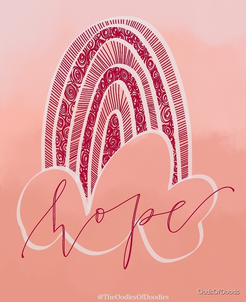 "There is Hope Sticker" by OodsOfDoods | Redbubble