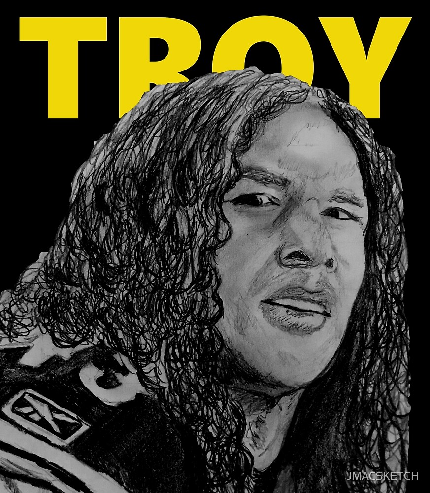 "Pittsburgh Legends - TROY" by JMACSKETCH | Redbubble
