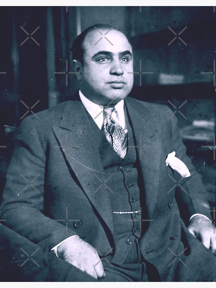 "Al Capone Portrait Shot" Poster by knightsydesign | Redbubble