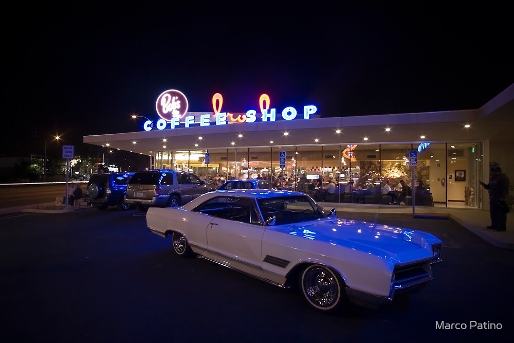 "Bob's Big Boy Broiler and drive-in diner" by Marco Patino | Redbubble