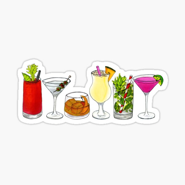Sticker: Cocktail | Redbubble