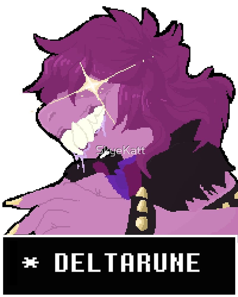 "Susie - Deltarune Pixel Art" by SkyeKatt | Redbubble