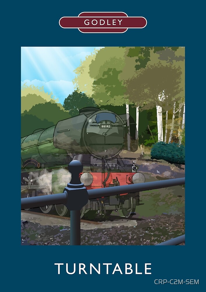 "GODLEY - Former Marshalling Yard Turntable" by CRP-C2M-SEM | Redbubble