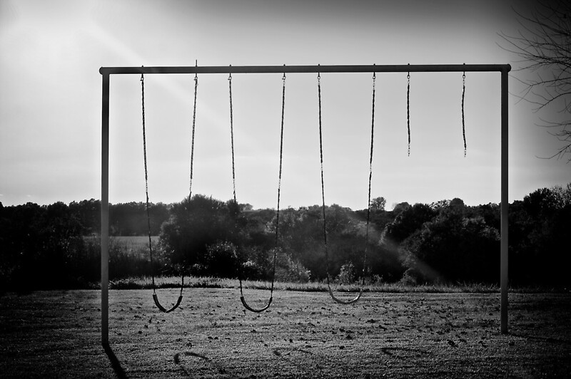 "Abandoned Swing Set" by Jeff Golden | Redbubble