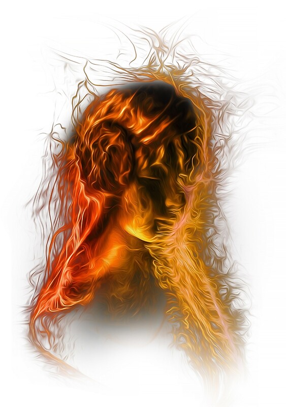 "Demure Fire" by Jon Holland | Redbubble