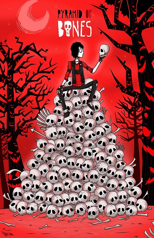 "Pyramid Of Bones" by DaniDrama | Redbubble