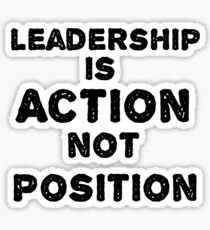 Leadership Stickers | Redbubble